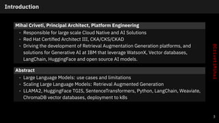 Retrieval Augmented Generation in Practice: Scalable GenAI platforms with k8s, LangChain ...