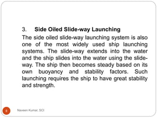 Ship launching methods | PPTX