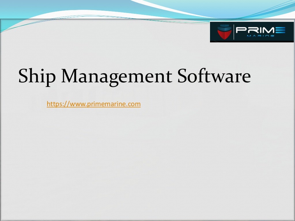 ship management software | PPT
