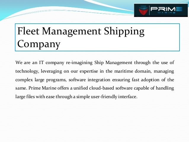 ship management software | PPT