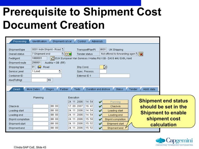 shipment cost.pdf | Logistics and Transportation Industry | Industries