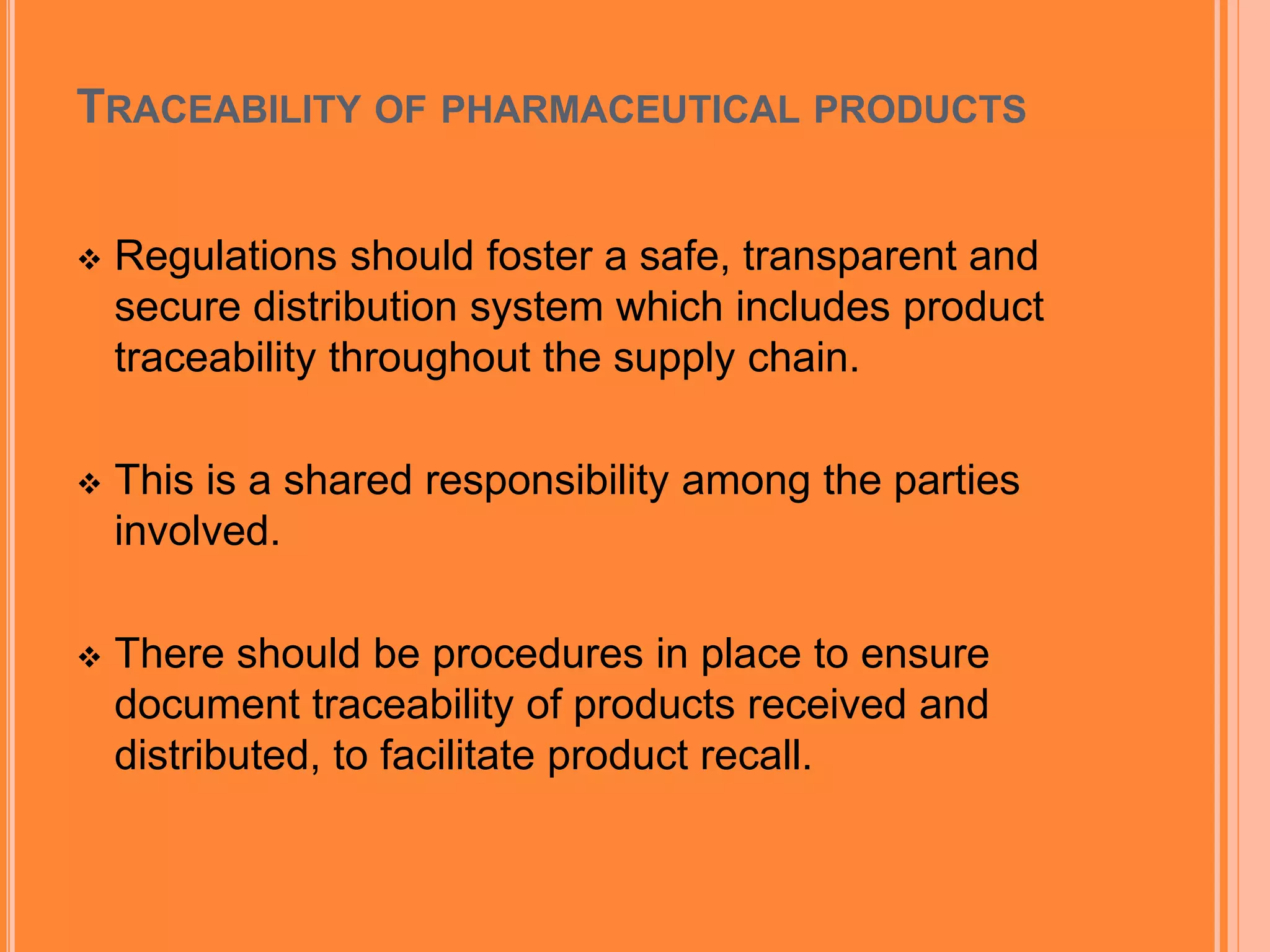 Shipment of Pharmaceutical Products | PPTX