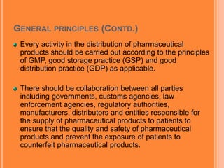 Shipment of Pharmaceutical Products | PPTX