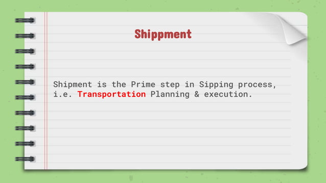 Shipmment PPT.pptx | Logistics and Transportation Industry | Industries