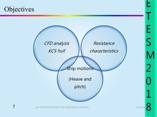 Ship motion in viscous flow under irregular waves | PPTX