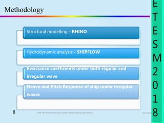 Ship motion in viscous flow under irregular waves | PPTX
