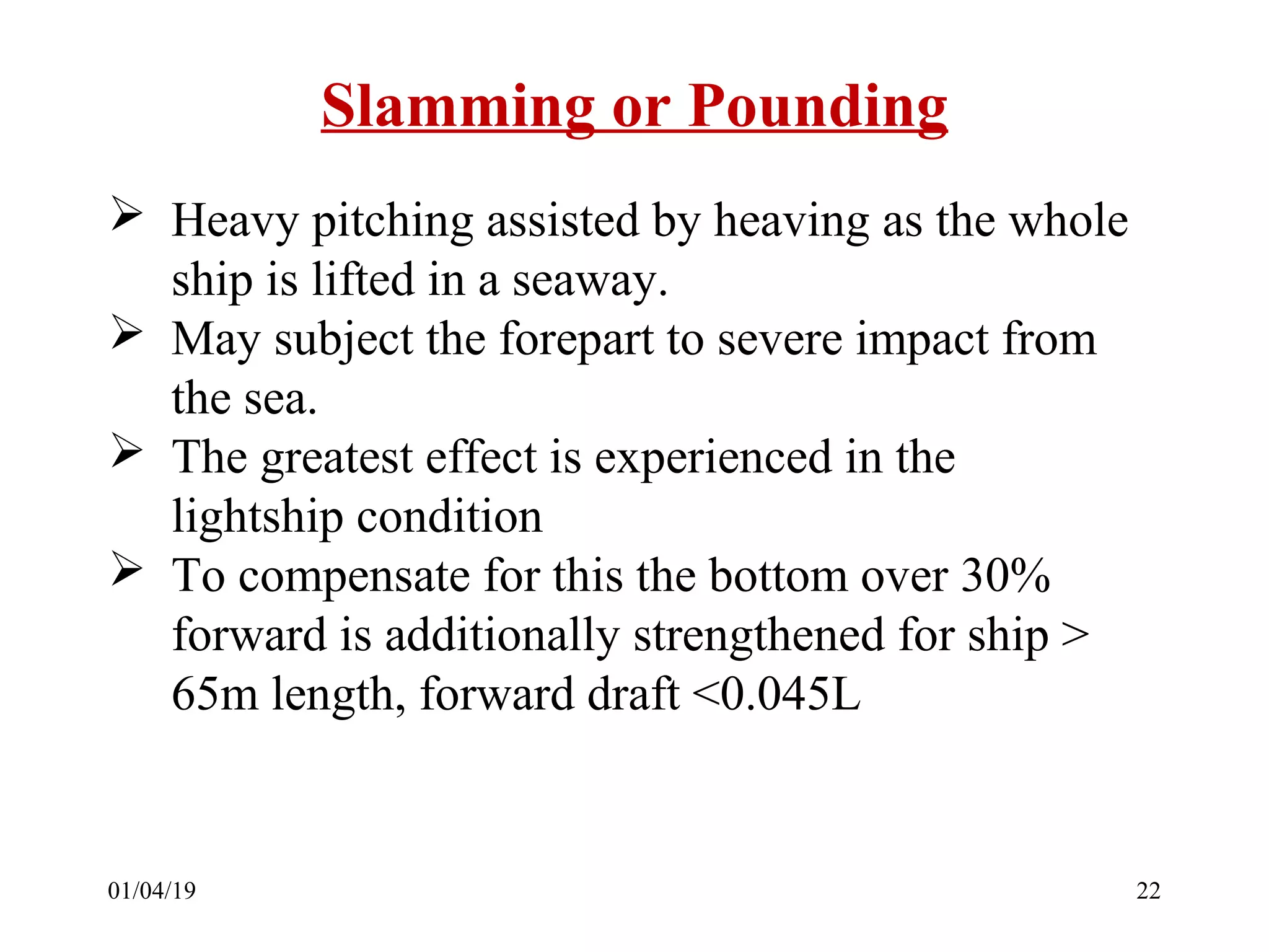 Ship Motion and Stresses | PPT