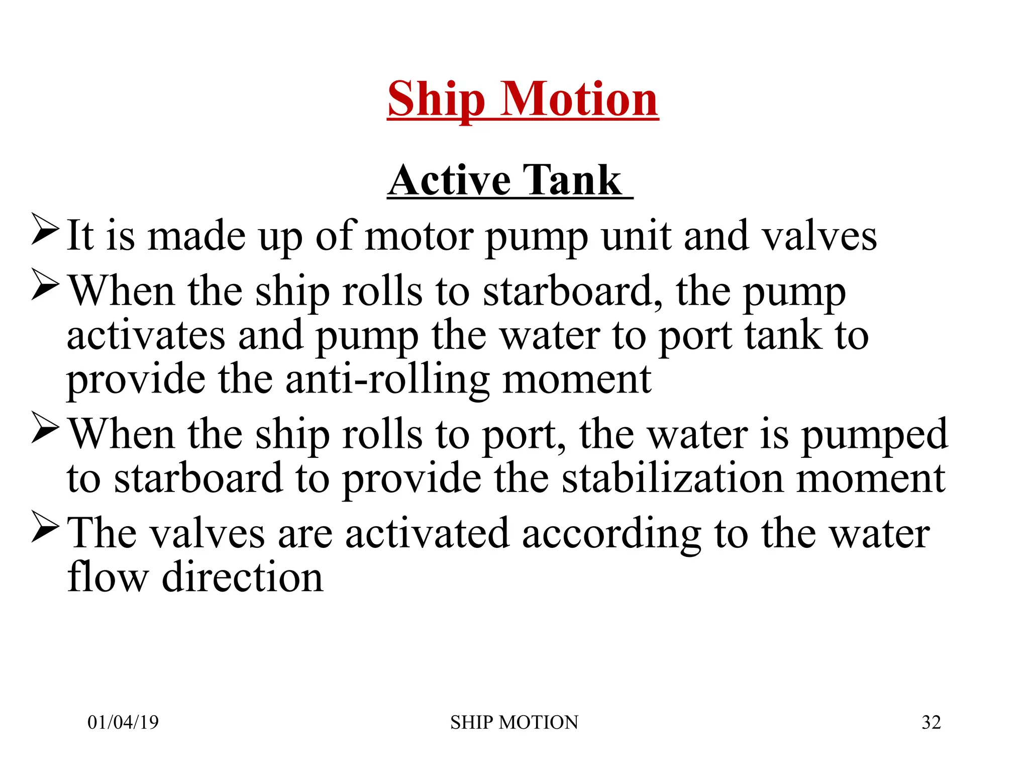 Ship Motion and Stresses | PPT