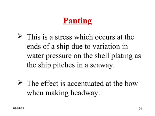 Ship Motion and Stresses | PPT | Physics | Science