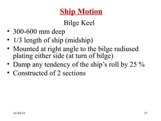 Ship Motion and Stresses | PPT