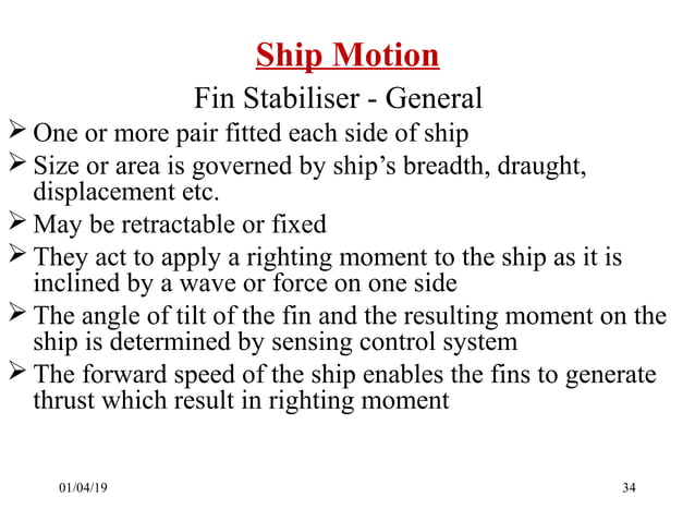Ship Motion and Stresses | PPT | Physics | Science