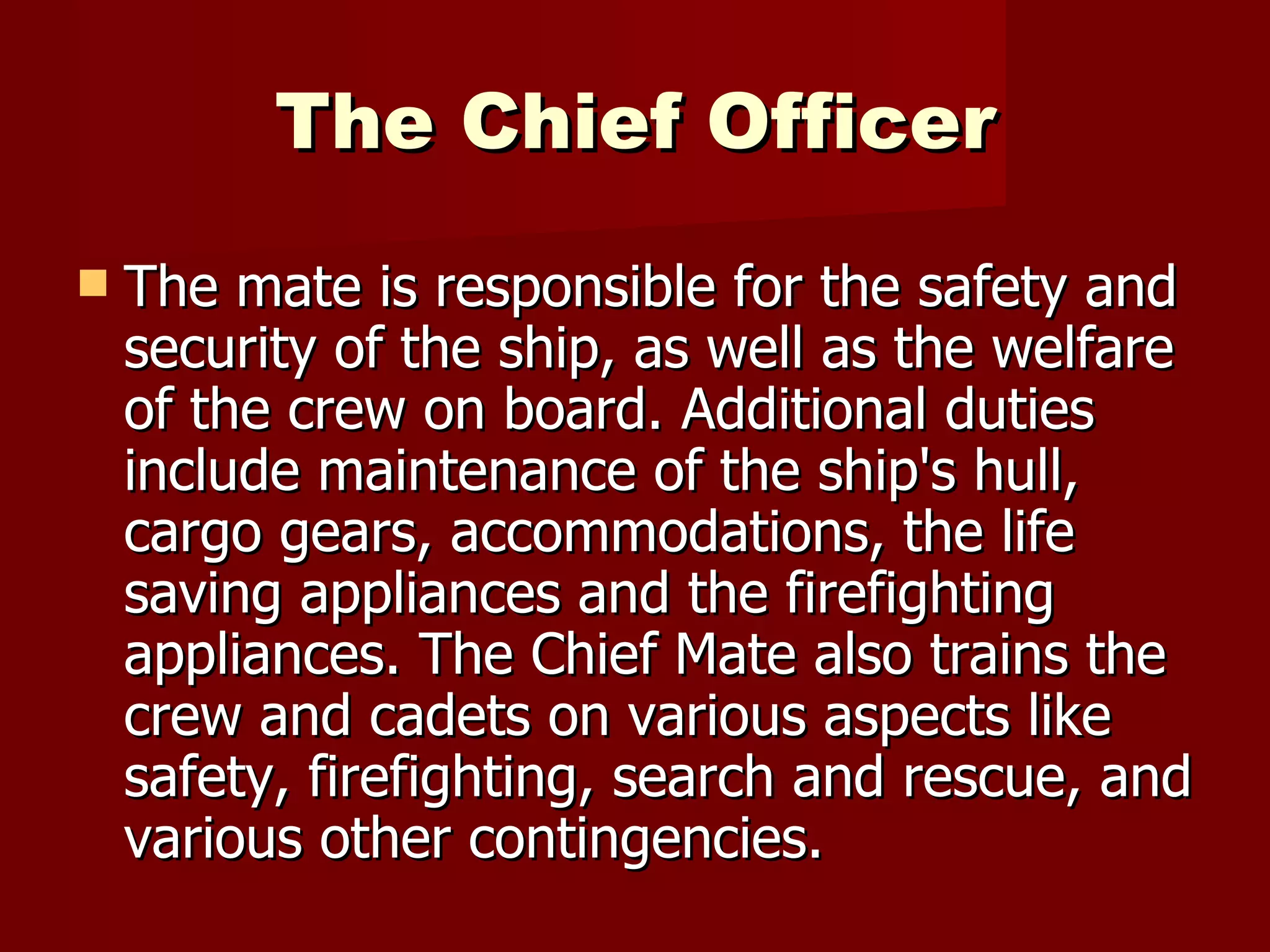 Ship Organization | PPT