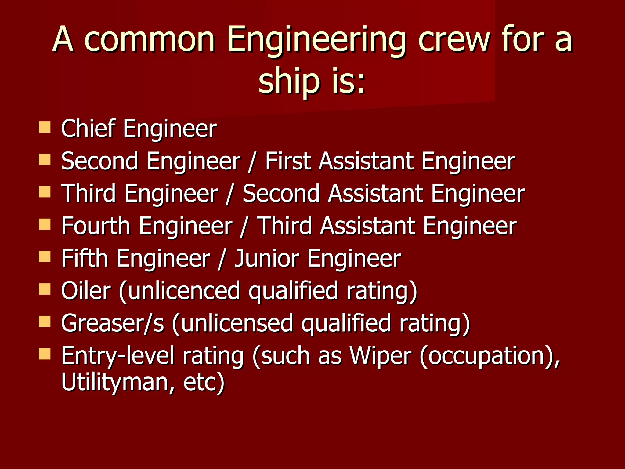 Ship Organization | PPT