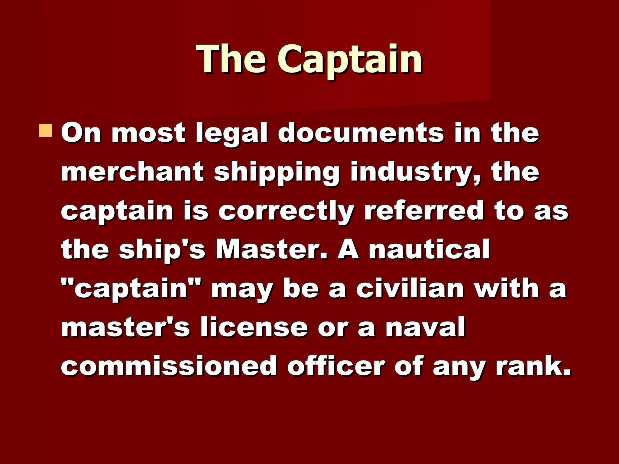 Ship Organization | PPT