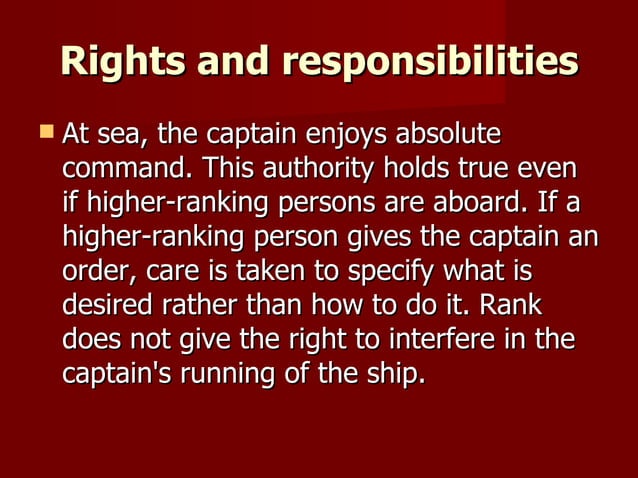 Ship Organization | PPT