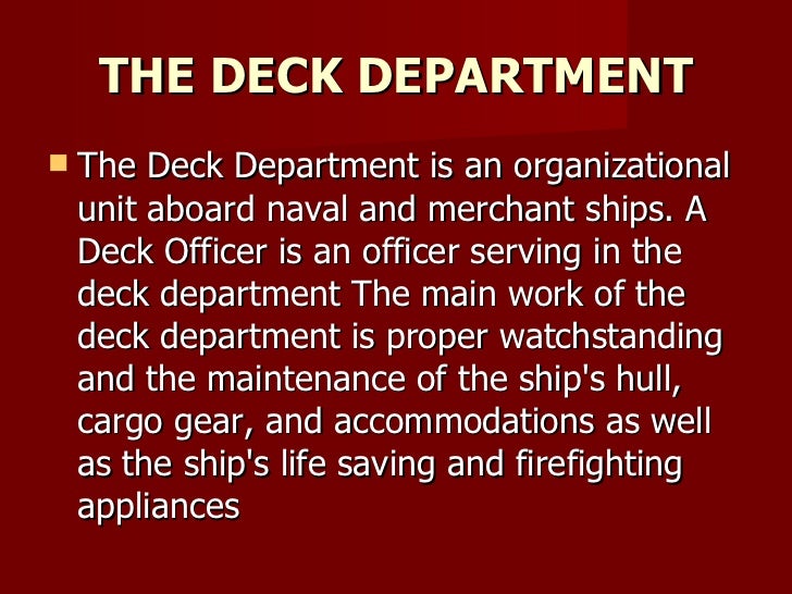 Ship Organization