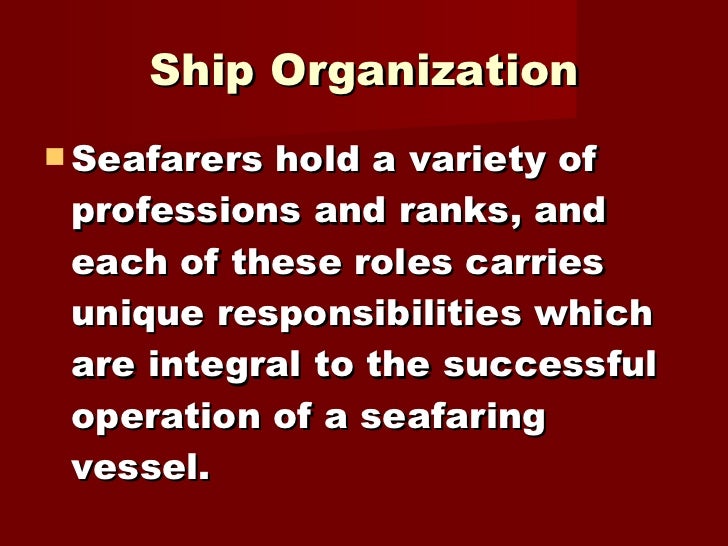 Ship Organization