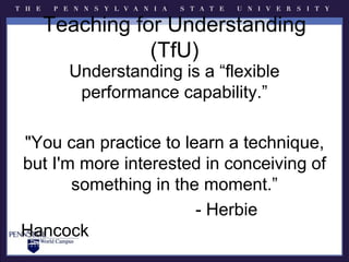Faculty Development as Flexible Performance: Towards a Competency-Based ...