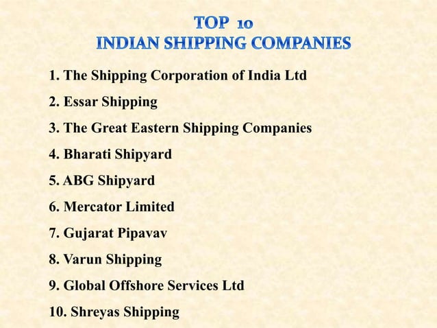 Shipping | PPTX | Cruises | Travel Type