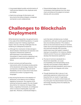 Blockchain E-Bill of Lading: Unlocking Potential & Security | PDF