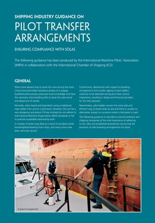 Shipping industry-guidance-on-pilot-transfer-arrangements | PDF