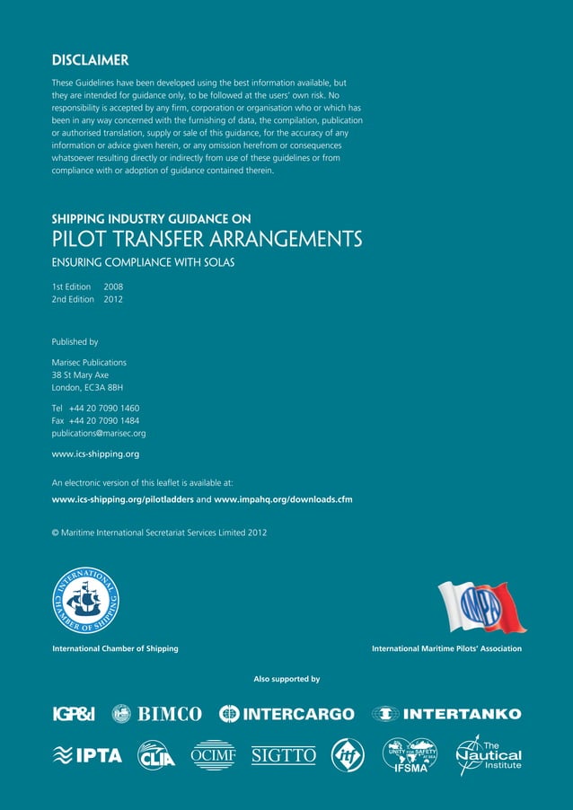 Shipping industry-guidance-on-pilot-transfer-arrangements | PDF ...