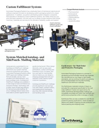 Shipping Solutions Brochure Autobag | PDF