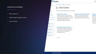 Shipping Code like a keptn: Continuous Delivery & Automated Operations on k8s | PPTX