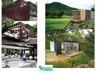 Sustainable Building Design with Shipping Containers | PPTX