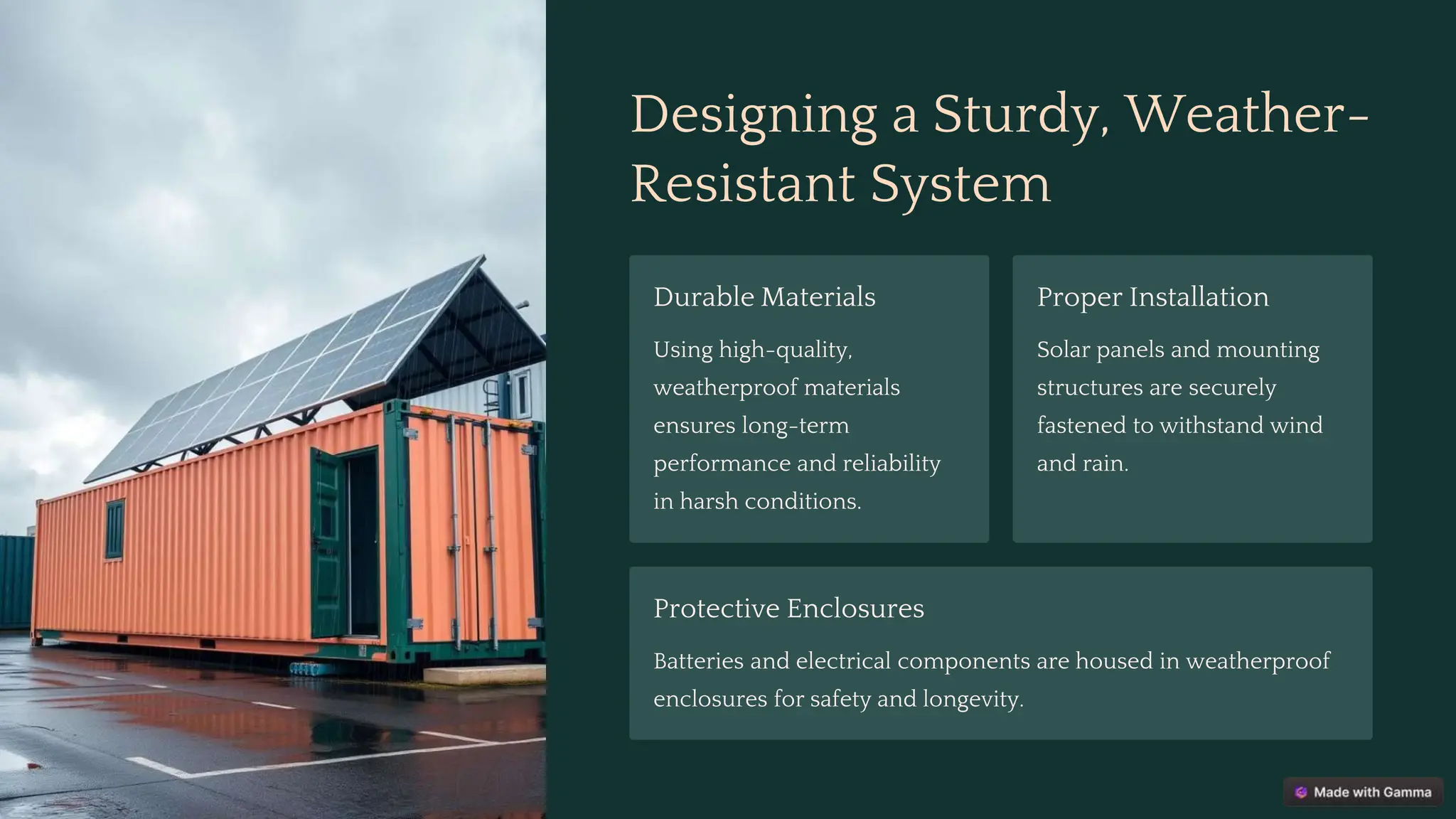 Shipping Container Solar Lighting - Sun-In-One | PDF