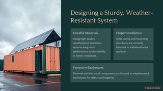 Shipping Container Solar Lighting - Sun-In-One | PPT