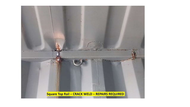 Shipping Container Top Side Rail Damages | PPTX