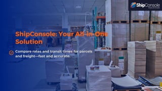 Reducing Shipping Costs with ShipConsole Multi Carrier Shipping ...