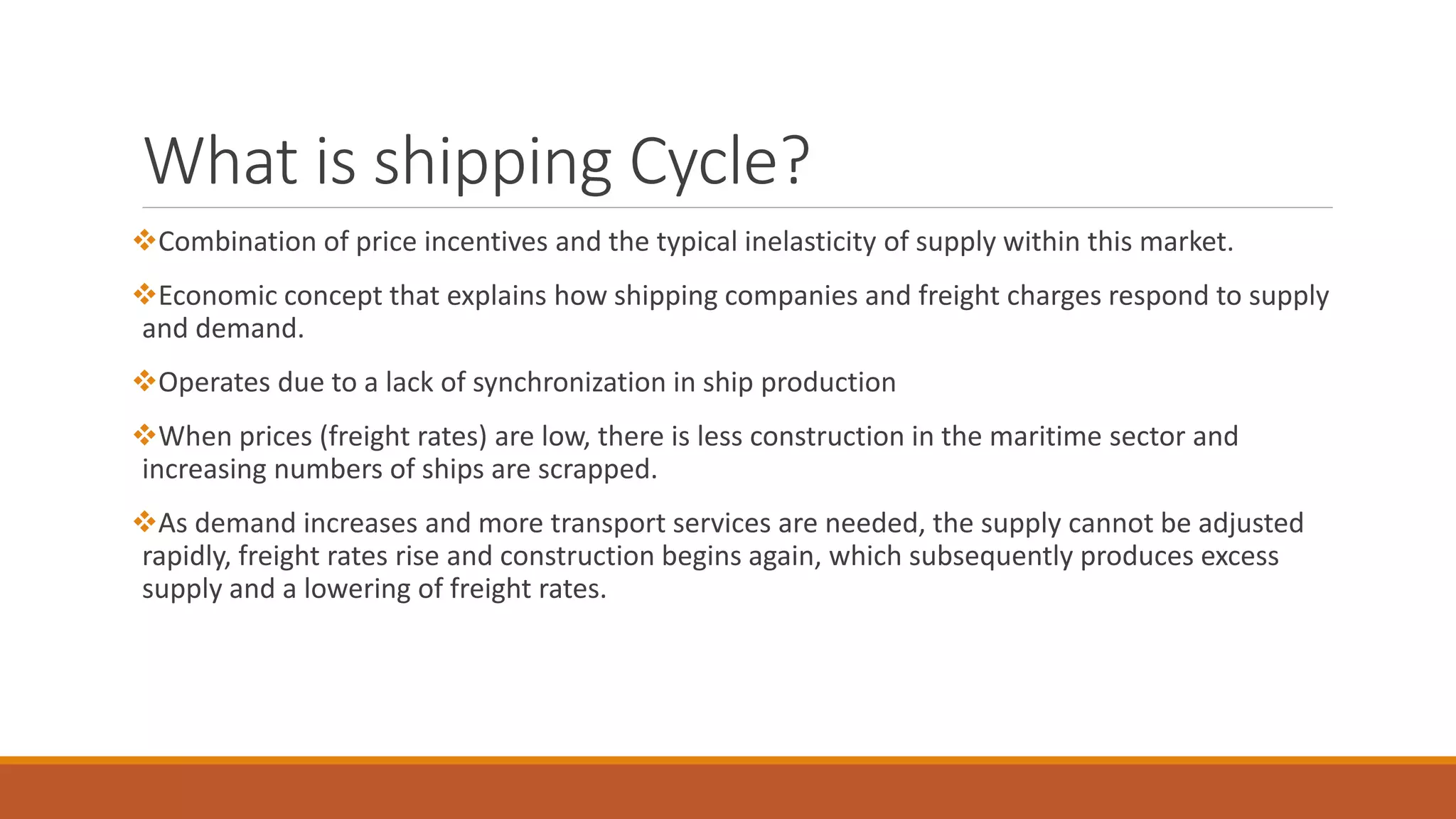 Shipping cycle stages | PPTX