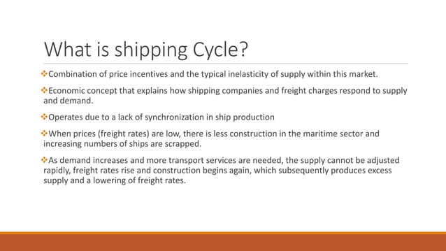 Shipping cycle stages | PPTX | Logistics and Transportation Industry ...