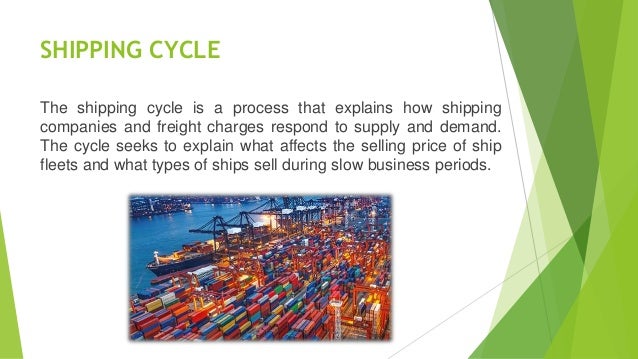 Shipping cycle in maritime transport