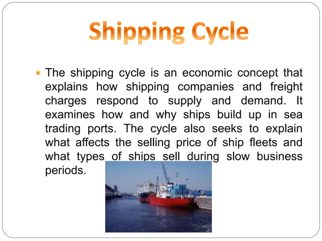 Shipping cycles | PPTX | Cruises | Travel Type