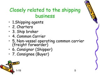 Shipping & freight | PPT | Cruises | Travel Type