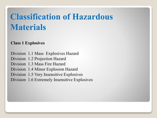 Shipping hazardous materials | PPTX