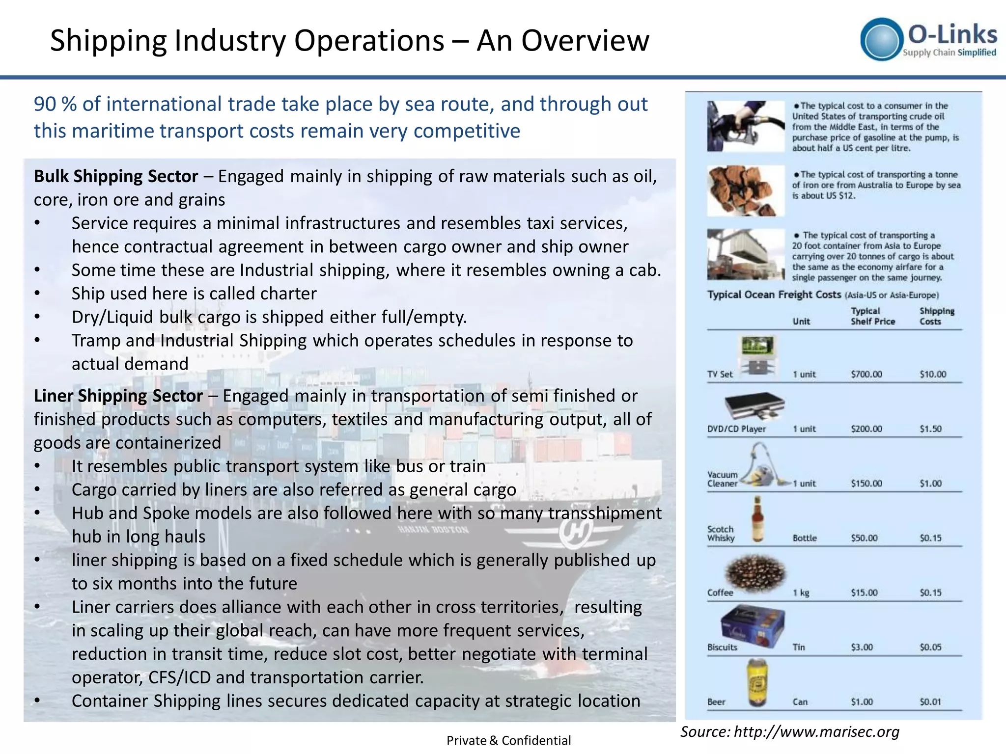 Shipping industry planning, optimization & scheduling | PDF