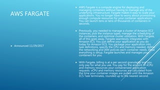 Shipping logs to splunk from a container in aws howto | PPTX