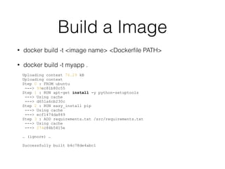 Shipping python project by docker | PPT