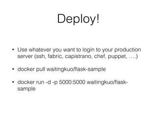 Shipping python project by docker | PPT