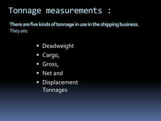 Shipping terminologies | PPTX