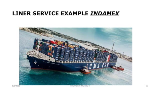 Shipping trade types tramp and liner shipping | PPTX