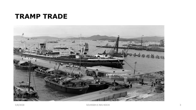 Shipping trade types tramp and liner shipping | PPTX