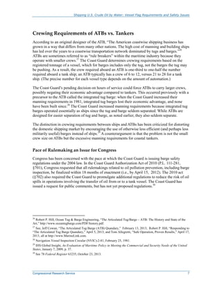 Shipping U.S. Crude Oil by Water: Vessel Flag Requirements and Safety ...