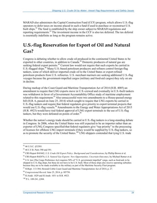 Shipping U.S. Crude Oil by Water: Vessel Flag Requirements and Safety ...