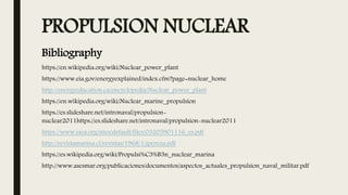 Ship prosulsion for nuclear plant | PPT