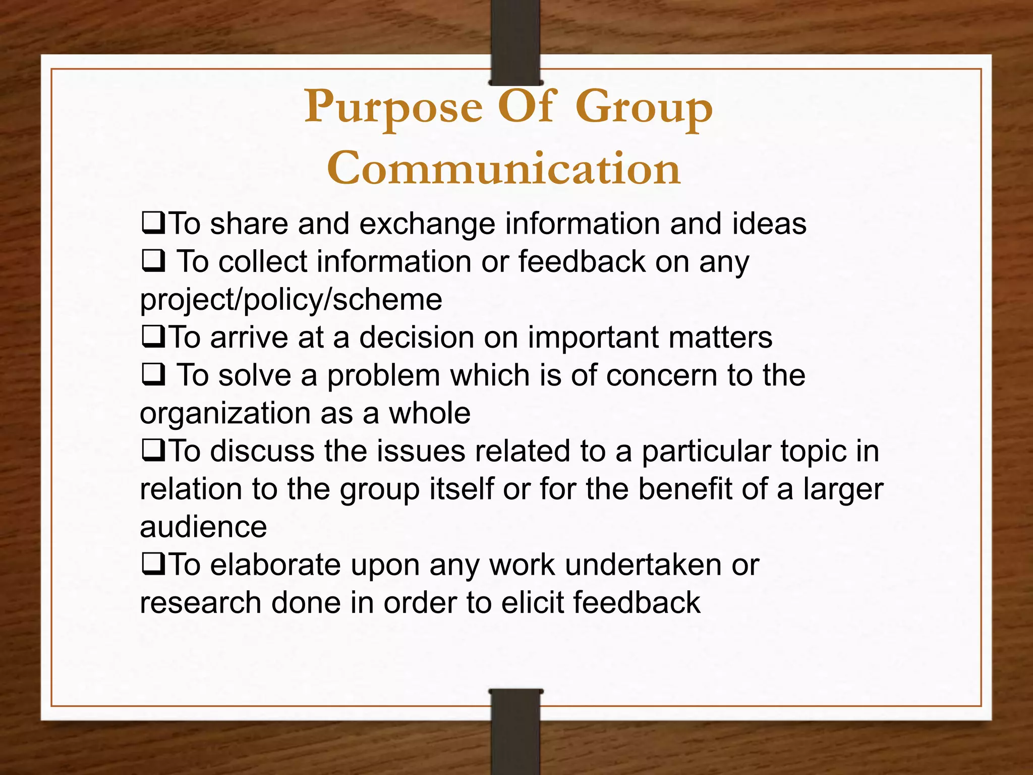 Group Communication | PPTX